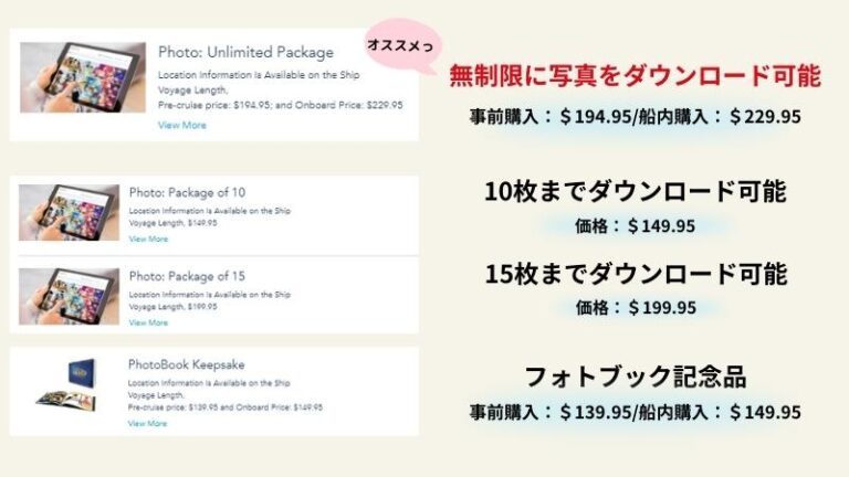 【DCL】DCLの写真パッケージは事前購入がオススメ！購入方法を写真付きで紹介♪アクティビティ予約手順も公開 | ひょんすけの旅ノート ...